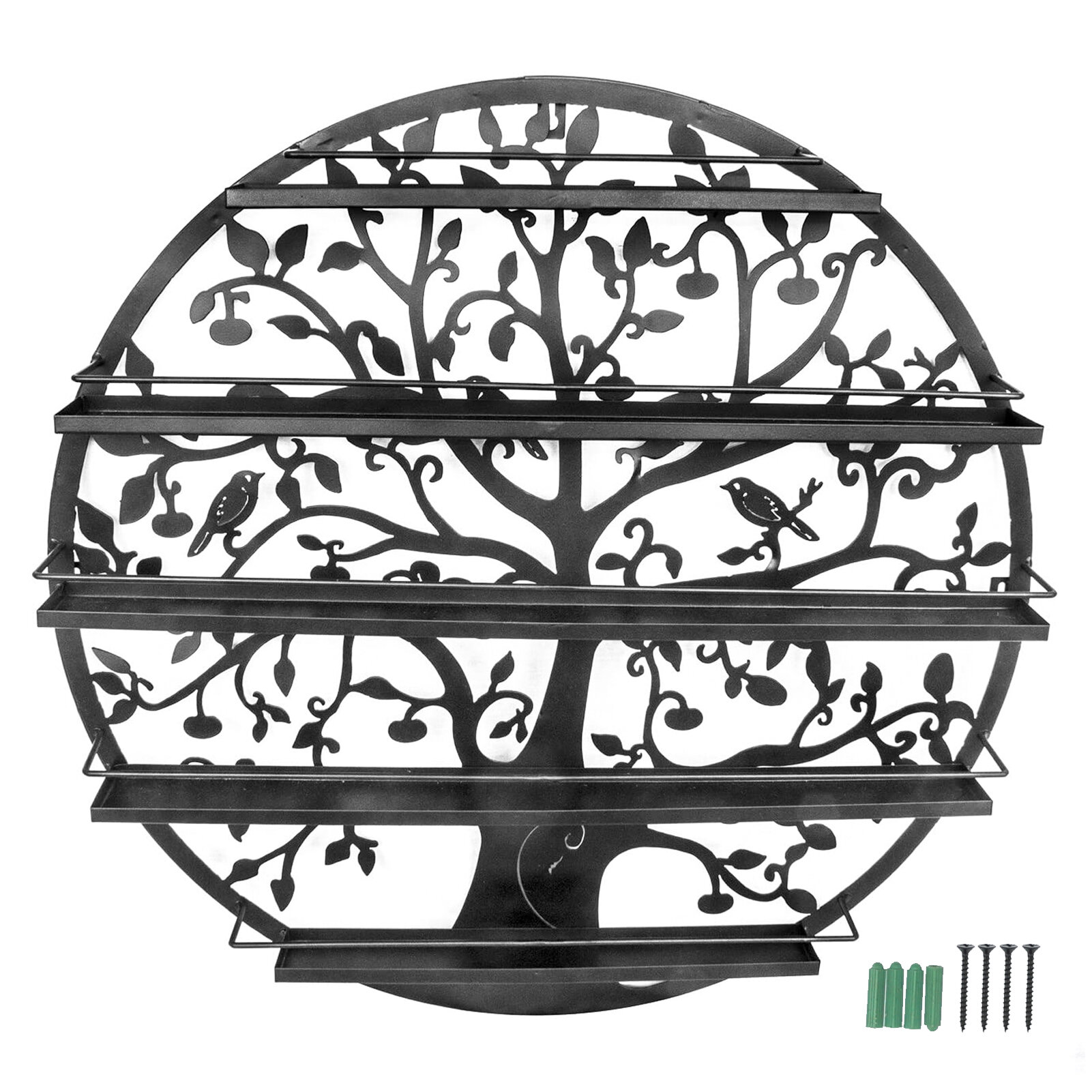 5-слойная стойка для лака для ногтей, косметическая витрина, железный органайзер для лака для ногтей, настенный держатель для макияжа