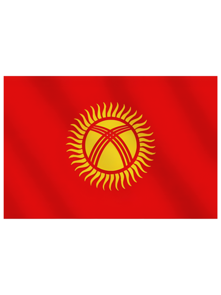 Флаг Киргизии (135 х 90 см)