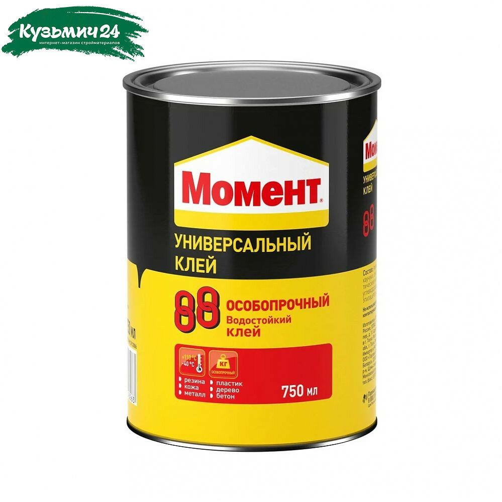 Клей Henkel Момент 88 универсальный, особопрочный, водостойкий, 750 мл