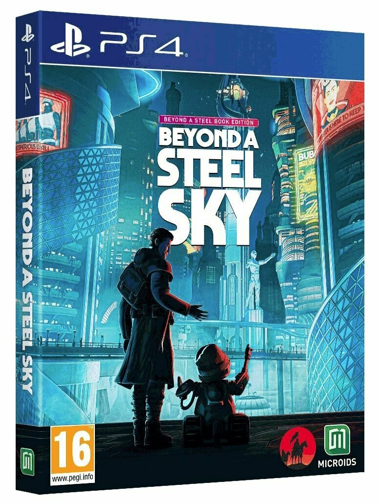 Видеоигра Beyond A Steel Sky Steelbook Edition для PS4, русская версия