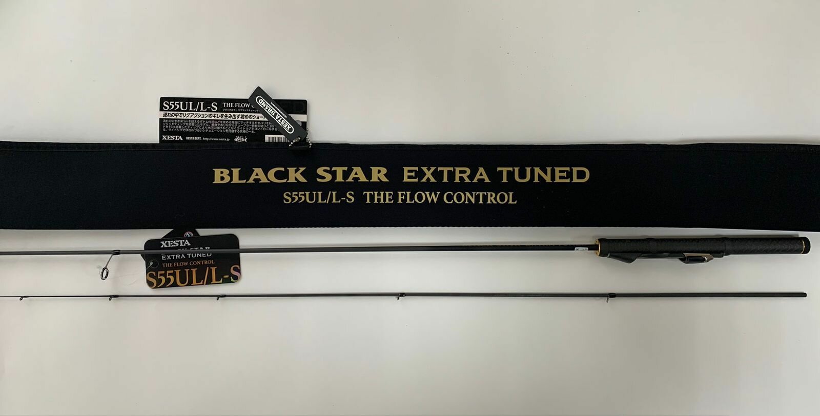 Спиннинг Xesta Black Star Extra Tuned S55UL/L-S The Flow Control 1.66м 0.2-3.5г