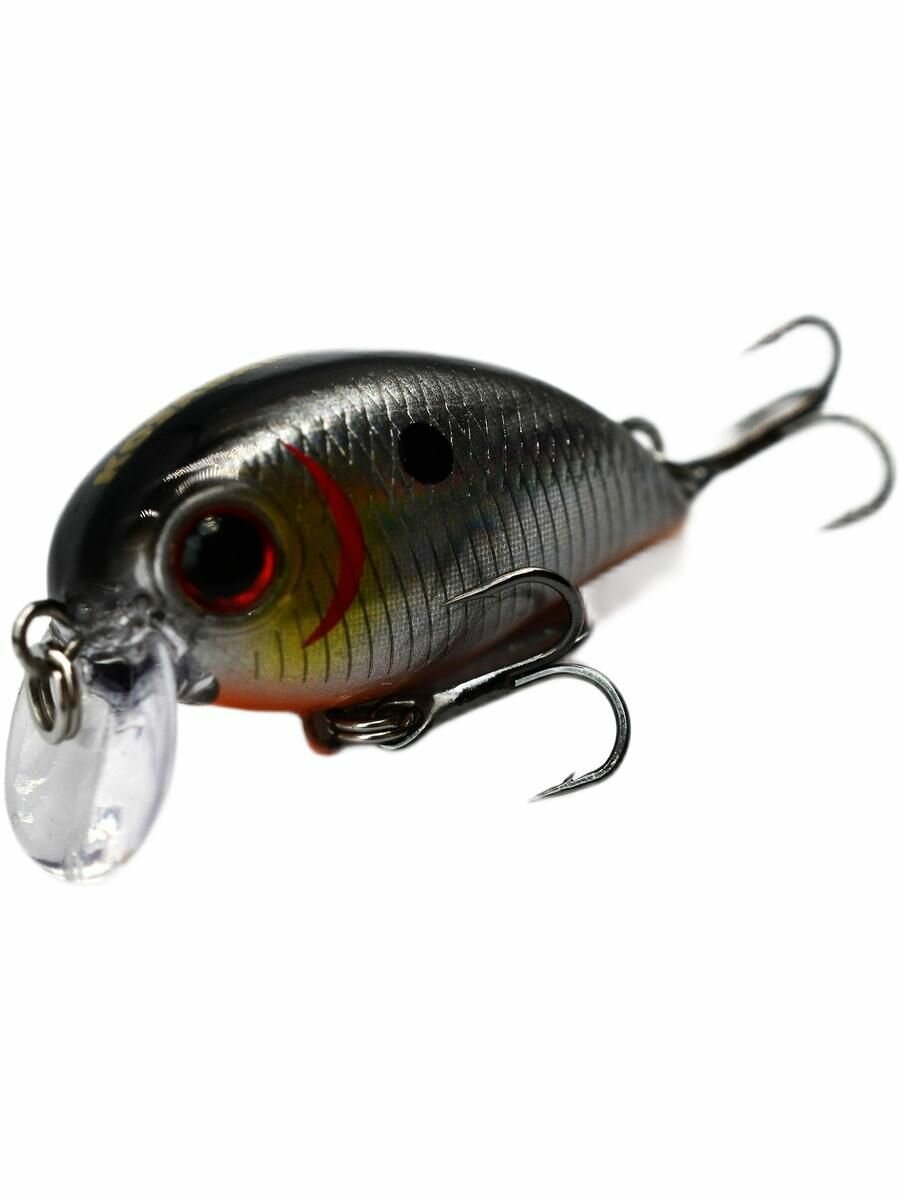 Воблер Kosadaka Hickory 34 мм / 3.6 г, Плавающий (Floating Crank), Глубина Работы 00.2 м Для Активной Ловли Щуки, Окуня, Судака