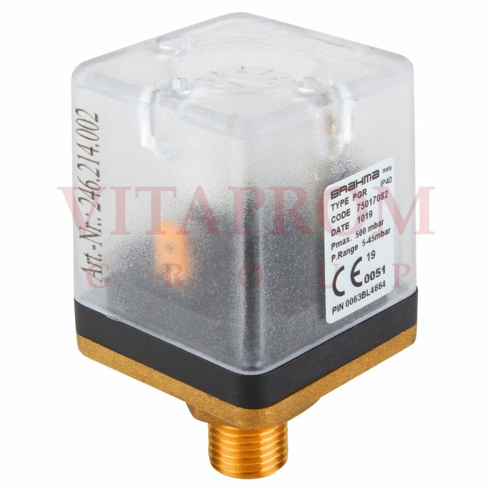 Датчик-реле давления Brahma PGR, 75017082