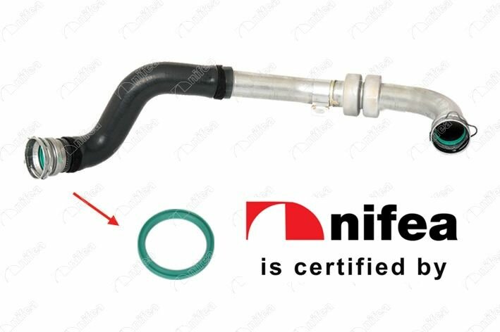 Nifea 7701070785, прокладка патрубка интеркулера для Renault, аналог оригинала