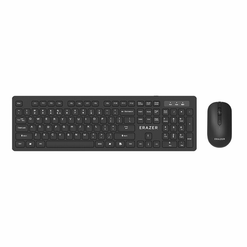 Клавиатура и мышь беспроводные Erazer KN301, Psychic Wireless Keyboard and Mouse Set, черный