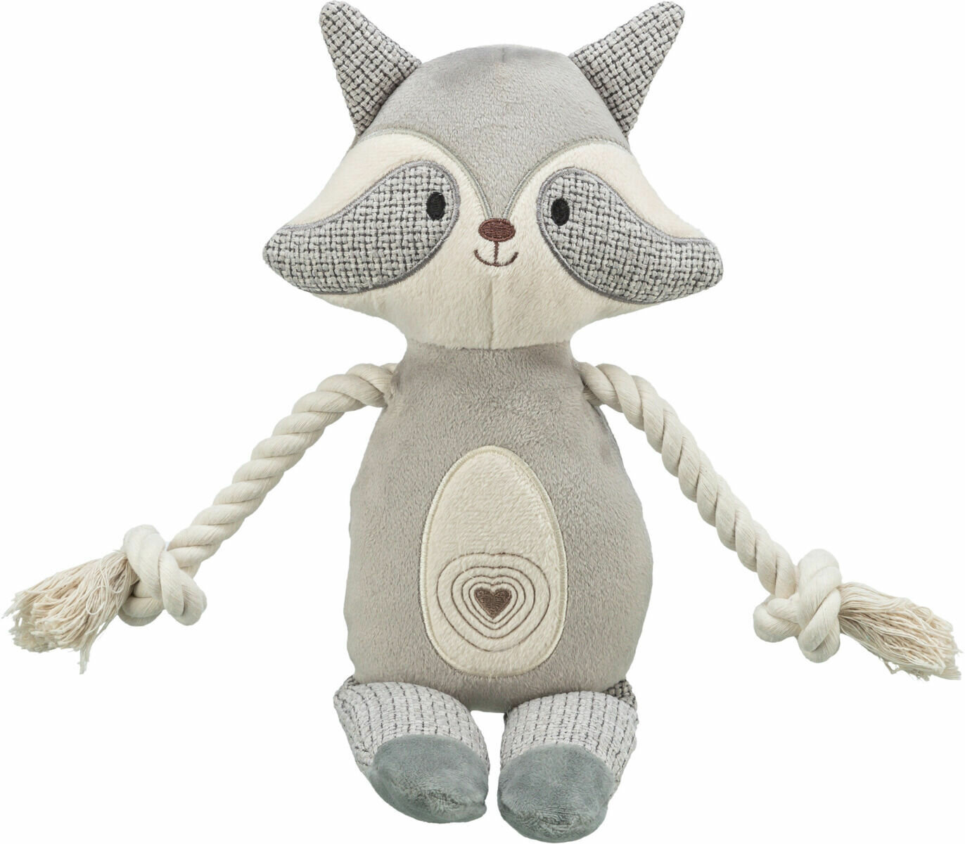 Игрушка "Енот", плюш/веревка, 33 см, Trixie
