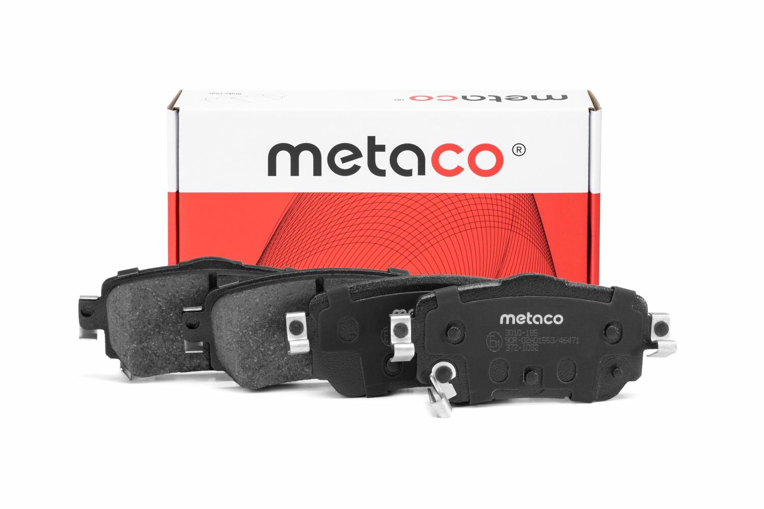 Metaco Колодки тормозные задние дисковые к-кт, арт. 3010-185