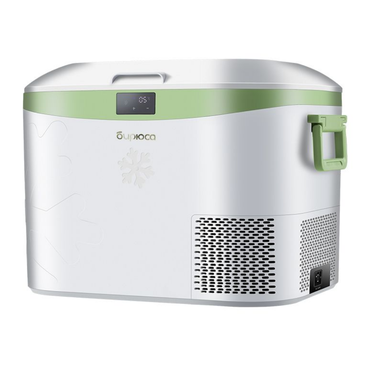 Автохолодильник БИРЮСА НС-18P1, белый, компрессорный, LED дисплей, 18 л