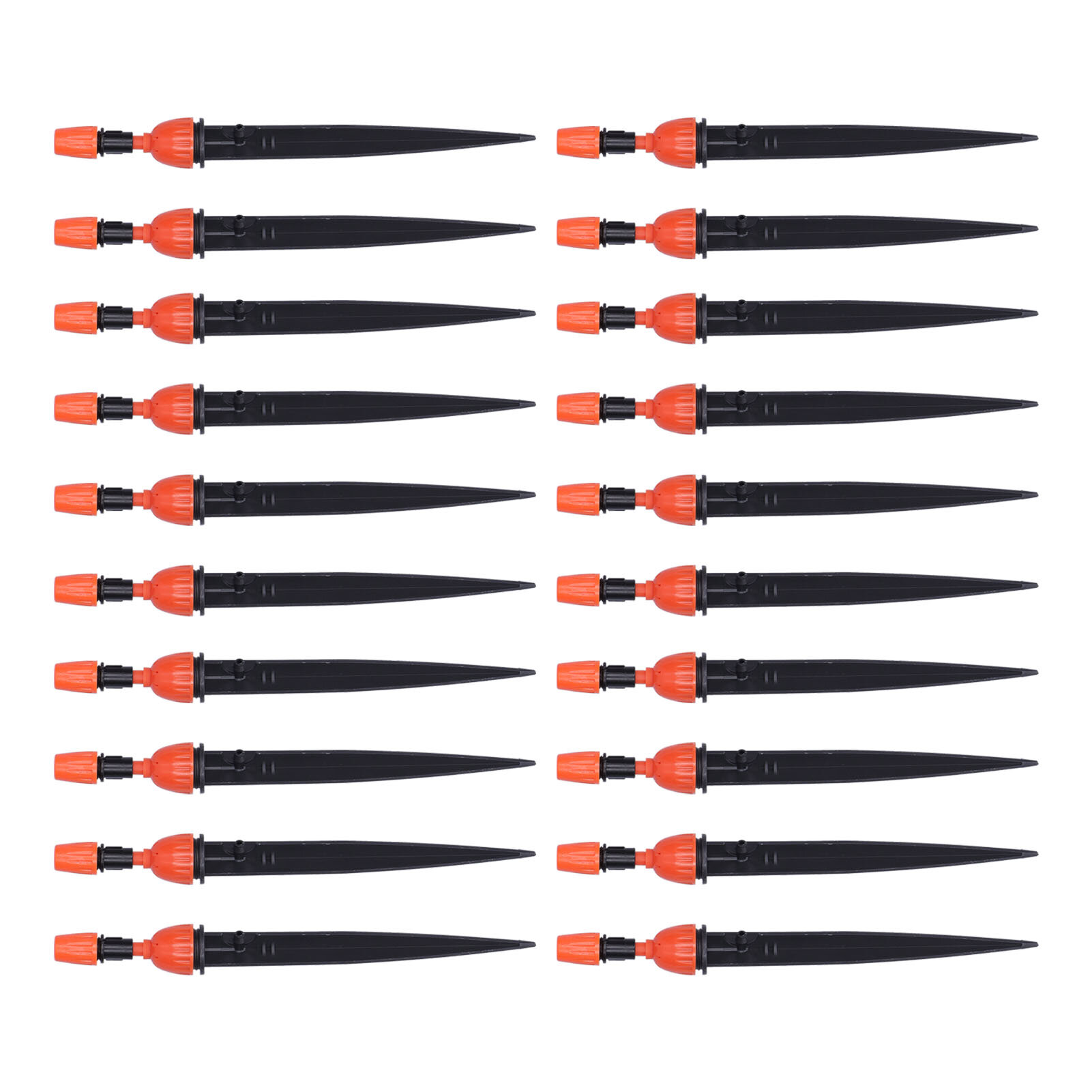 20 шт. регулируемых капельных форсунок для капельного полива с микрораспылителями для труб 4/7 мм, система полива для сада