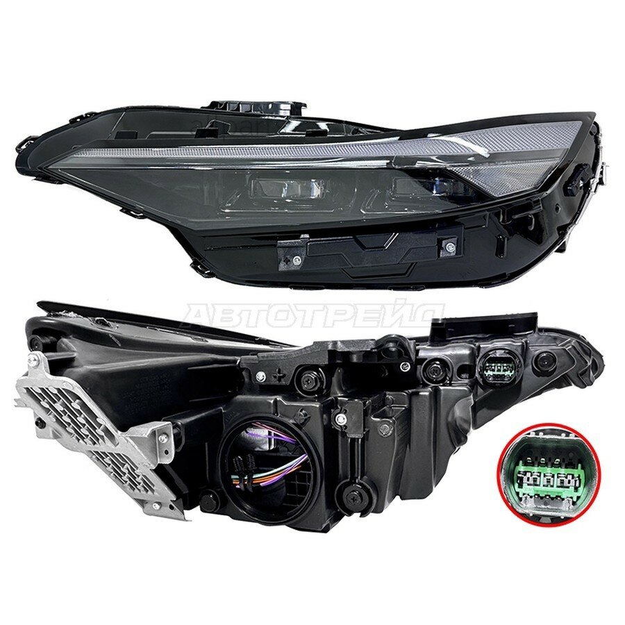 SAT ST-221-11HDELF24L Фара Hyundai Elantra 23- (Слева/ LED/ MFR)