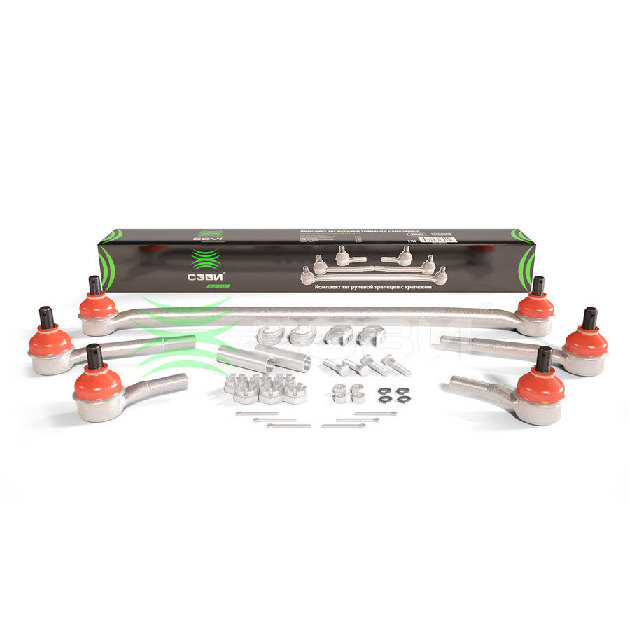 Трапеция рулевая ВАЗ 2121 Сэви-Экстрим с крепежом (без ГУРа, до 2009г) (усиленная) (артикул 7061)