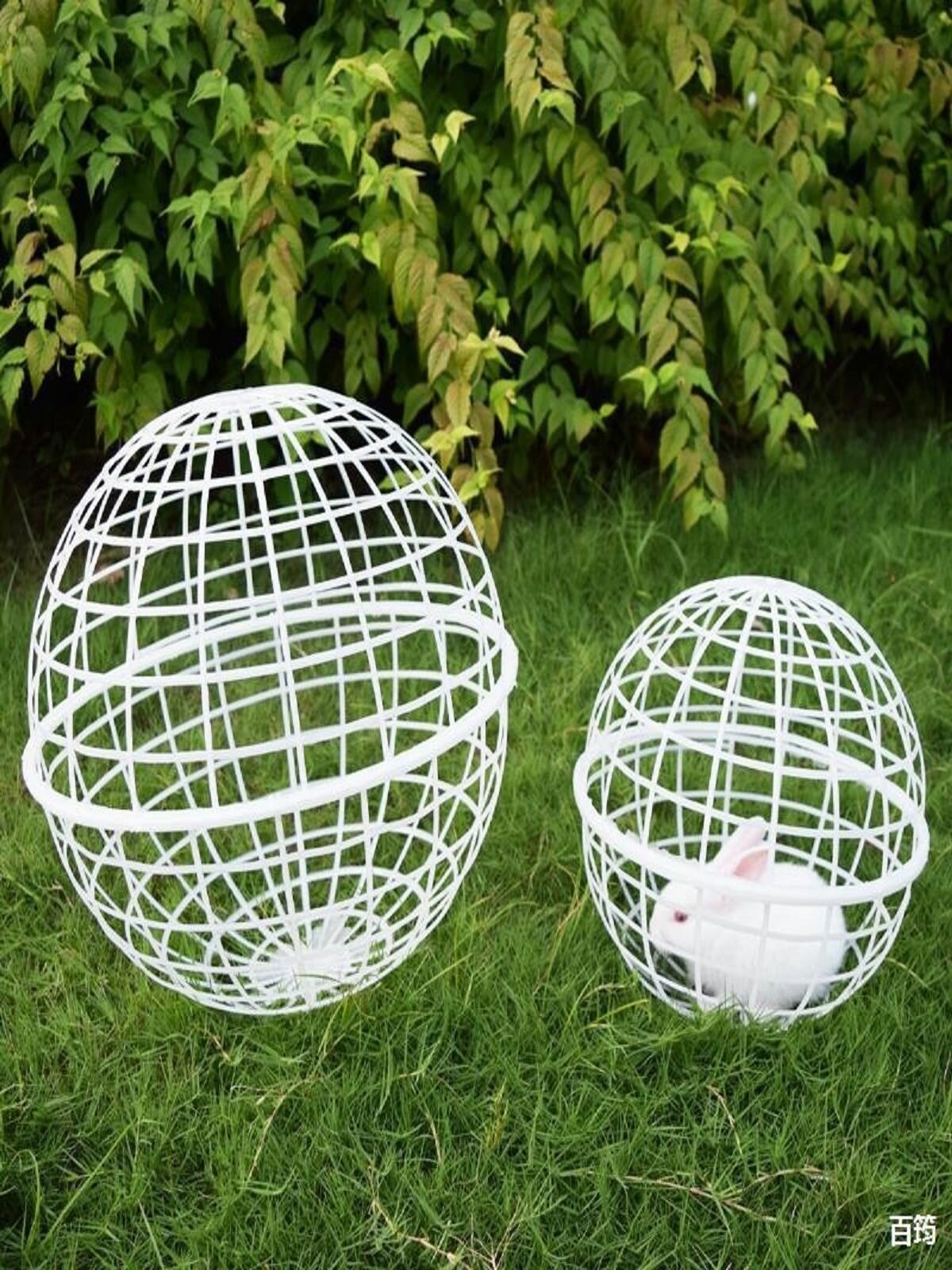 Круглая клетка для уток и гусей, 30 см, 5 шт.