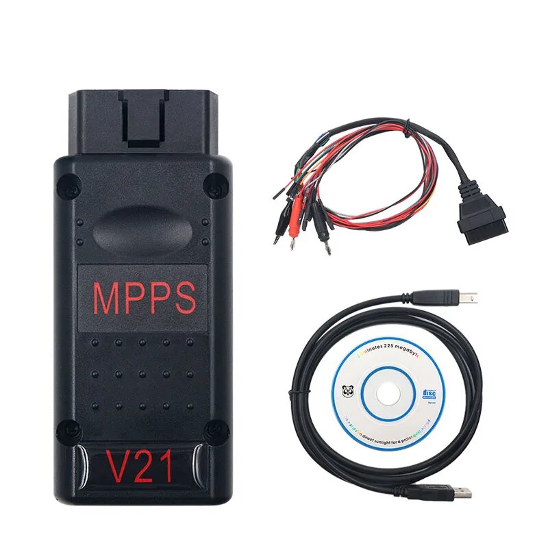 Инструмент для чип MPPS V22 MPPS V21 OBD2, инструмент для настройки чипа ECU mpps 21 ECU Flasher для EDC15 EDC16 EDC17 Inkl Checksum Remap Cable