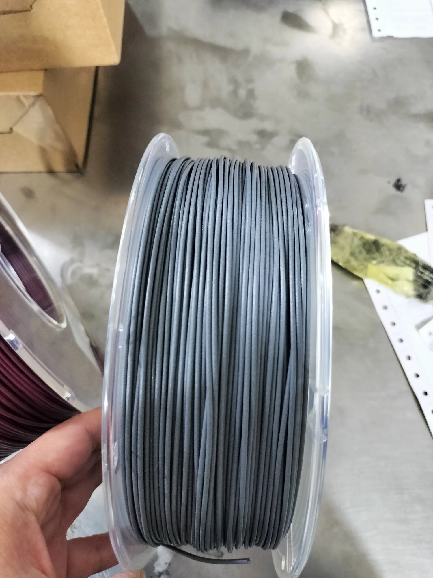 Углеродное волокно PETG CF 1,75 мм 1 кг/0,5 кг, нить для 3D-принтера, хорошая пластичность, ударопрочность, высокая прочность и жесткость GREY CARBON Fiber