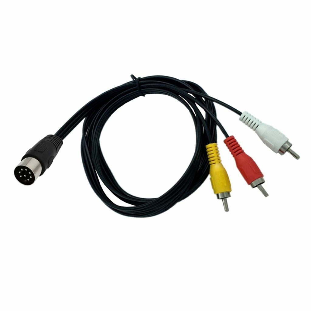 Переходник DIN 8Pin на 3RCA, 1.8м