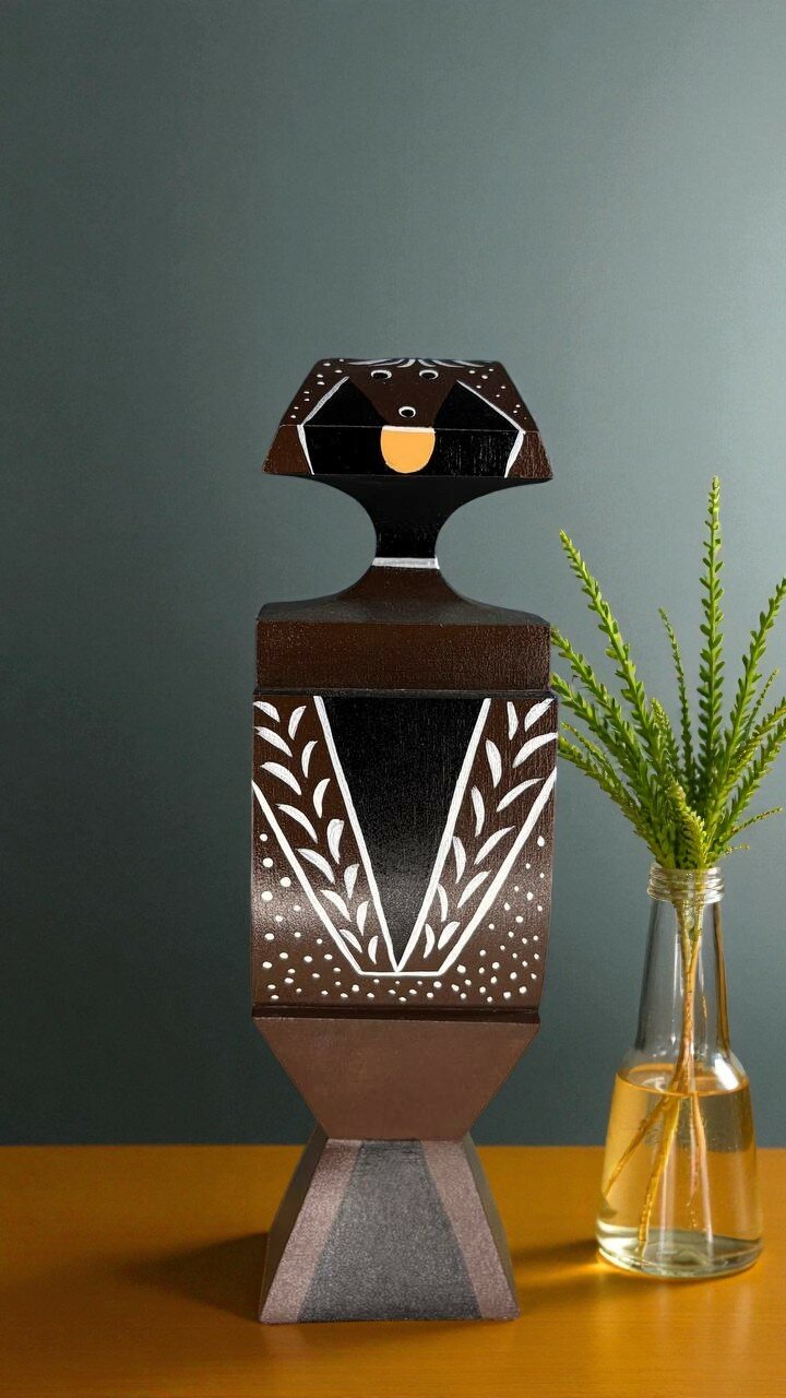 Деревянная фигурка "Лучший Друг" с росписью, ручной работы.