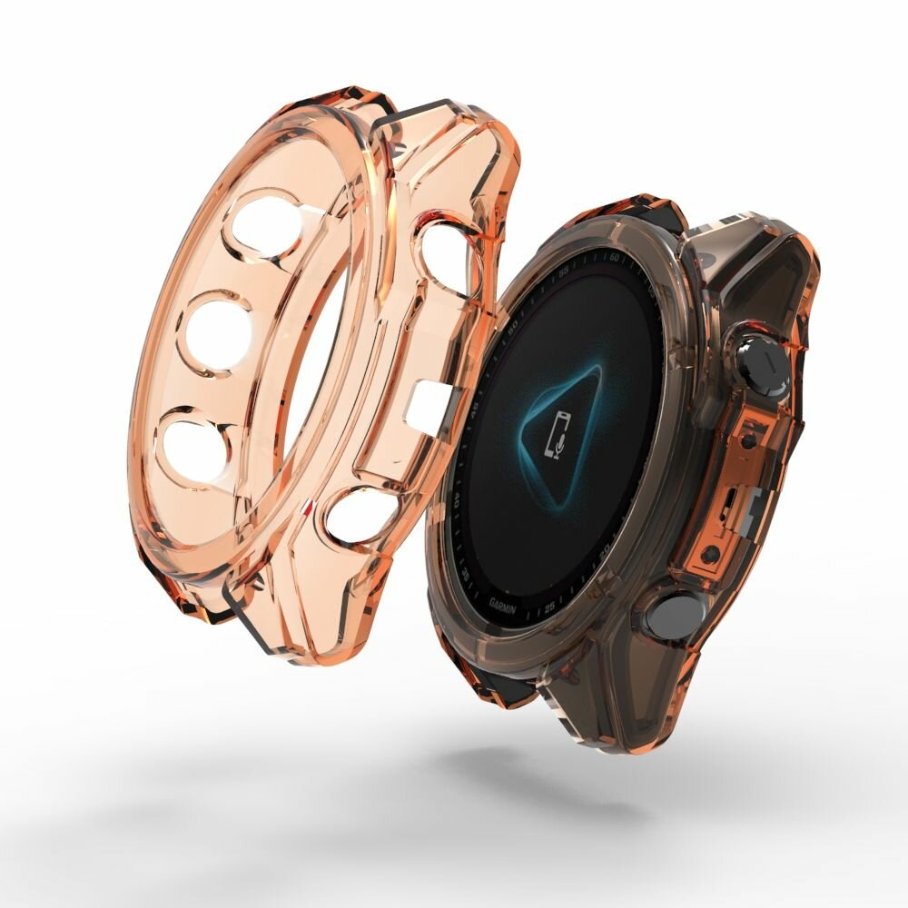 Силиконовый защитный чехол бампер для Garmin Fenix 8 43/47/51mm с противоударными свойствами