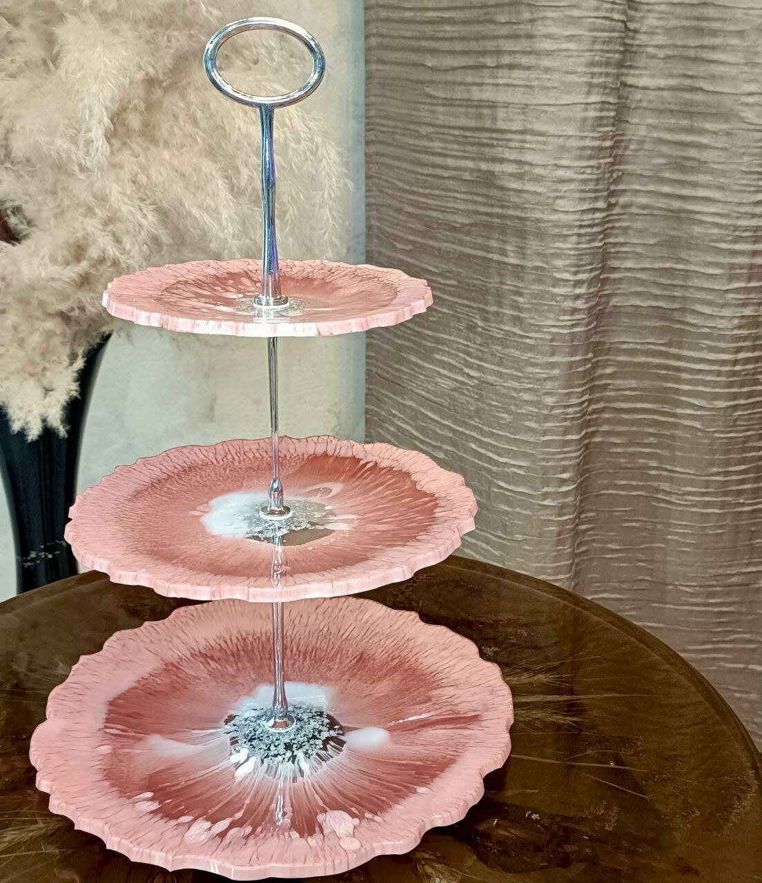 Фруктовница из эпоксидной смолы ручной работы