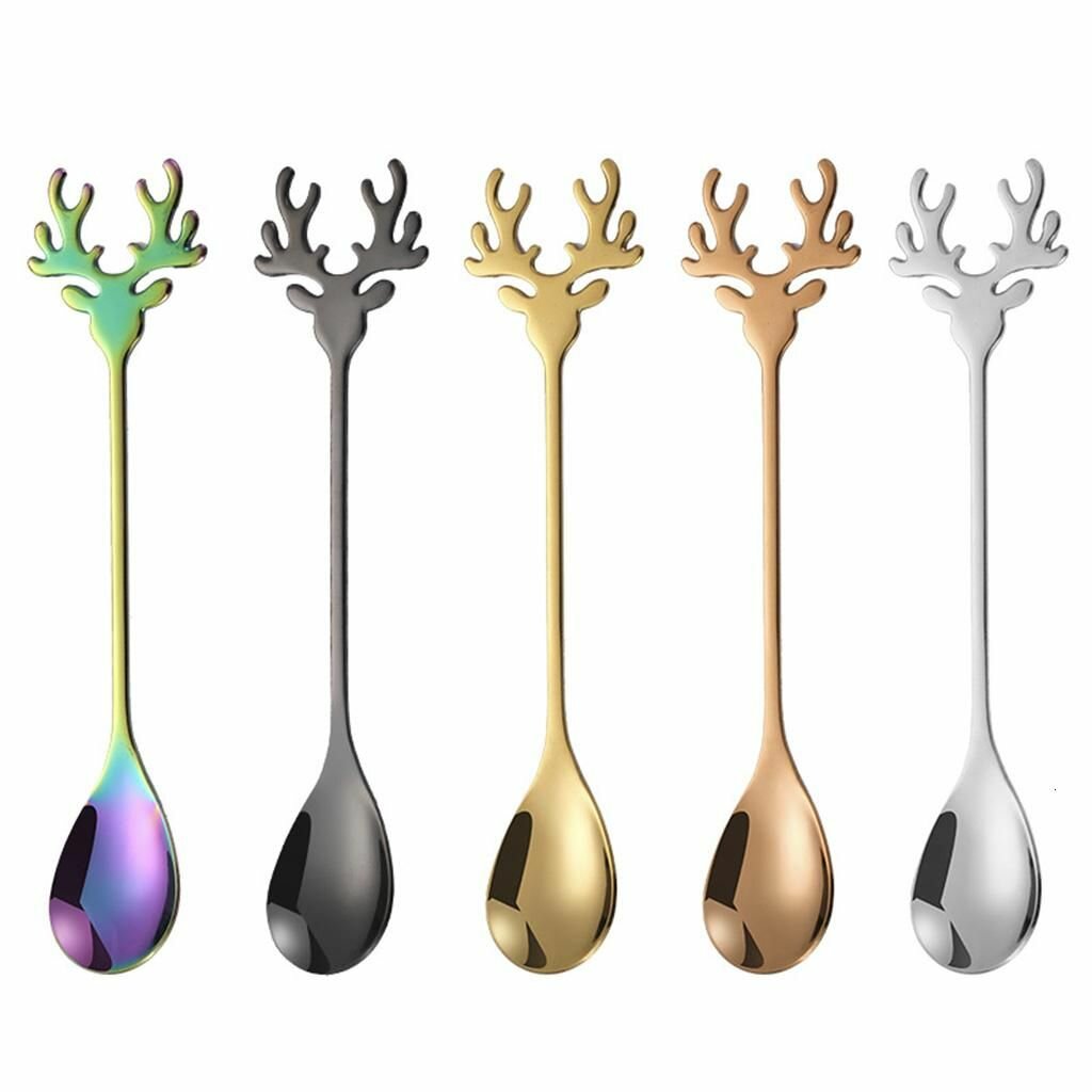 Креативная посуда Десертные ложки для перемешивания сахара, мороженого, торта