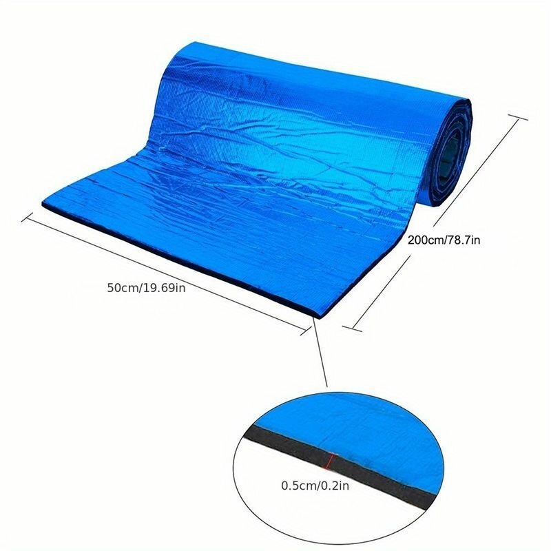 Крыша, Утепление Воздуховодов И Звукоизоляционная Пленка, Синяя Звукопоглощающая Вата.