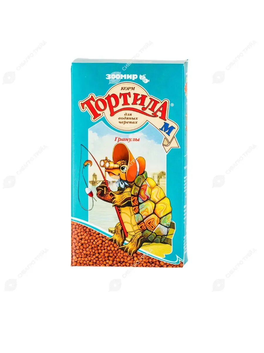 Корм для водяных черепах гранулы, 90 г