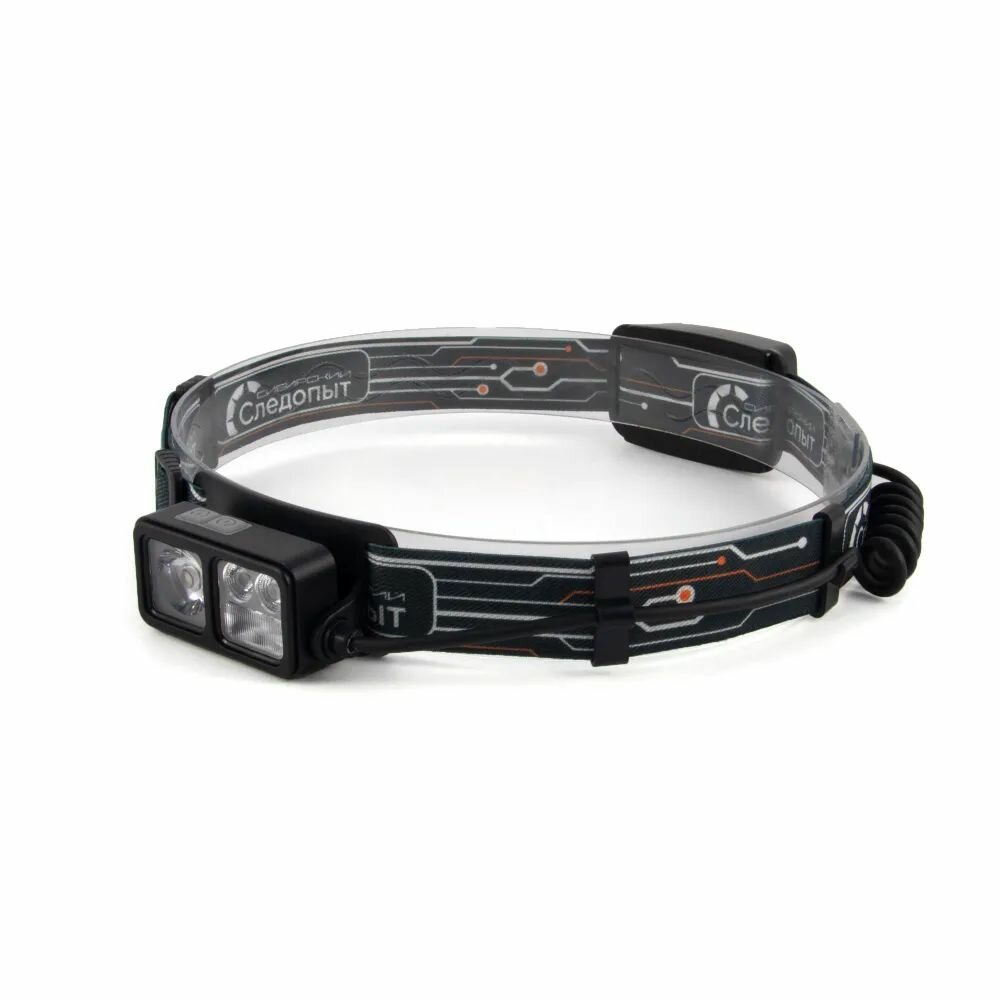 Фонарь налобный "сибирский следопыт-galaxy", 4 LED, аккум. 220В