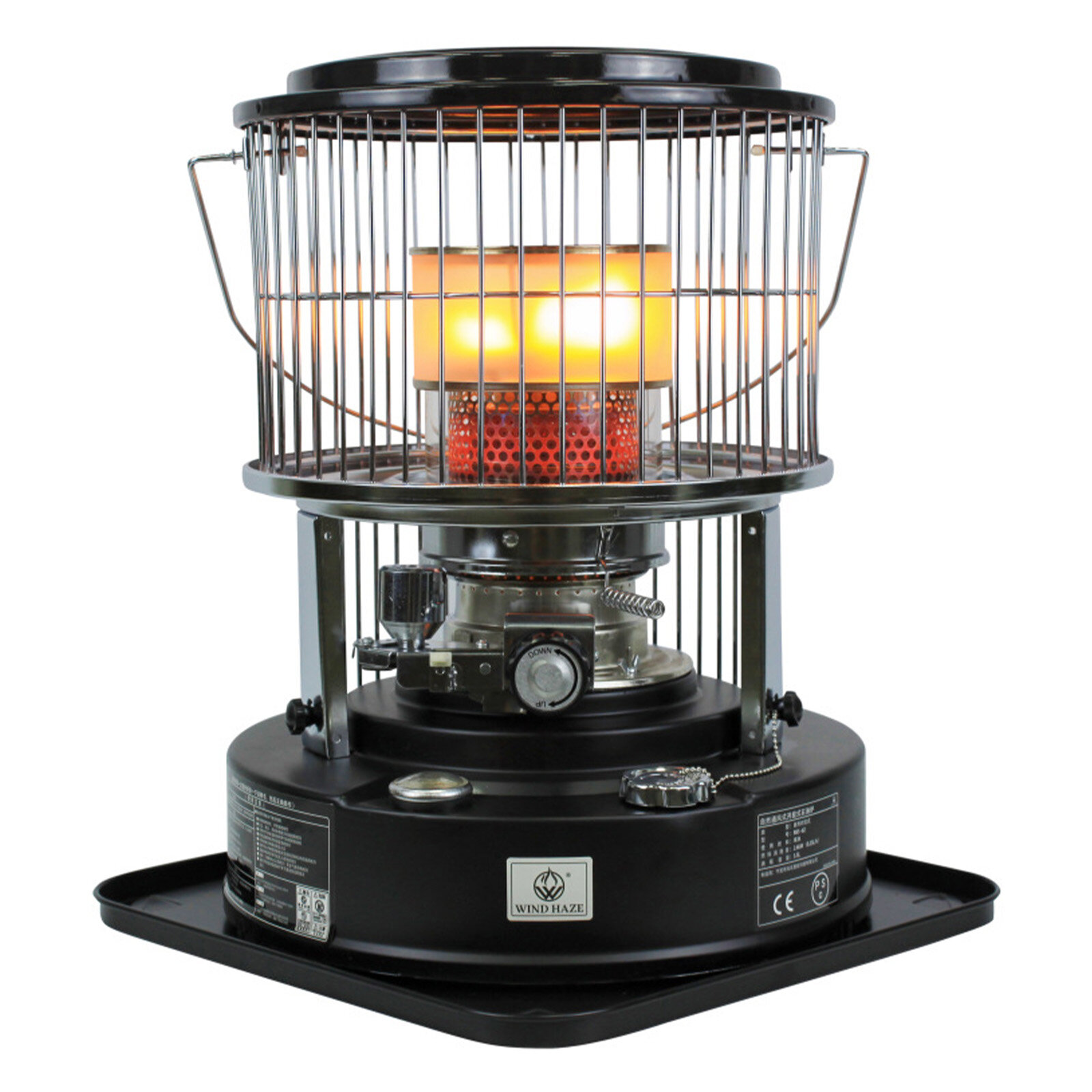 Портативная керосиновая печь Обогреватель Домохозяйство на открытом воздухе в кемпинге.