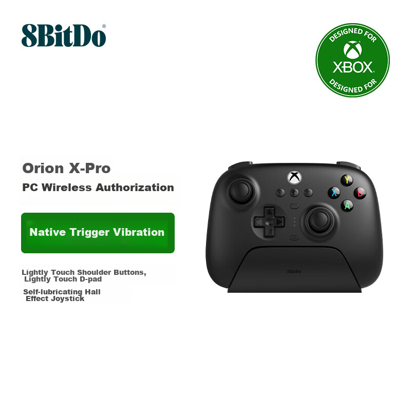 Геймпад 8BitDo 81HB02D совместимый с Android, ПК, obsidian black