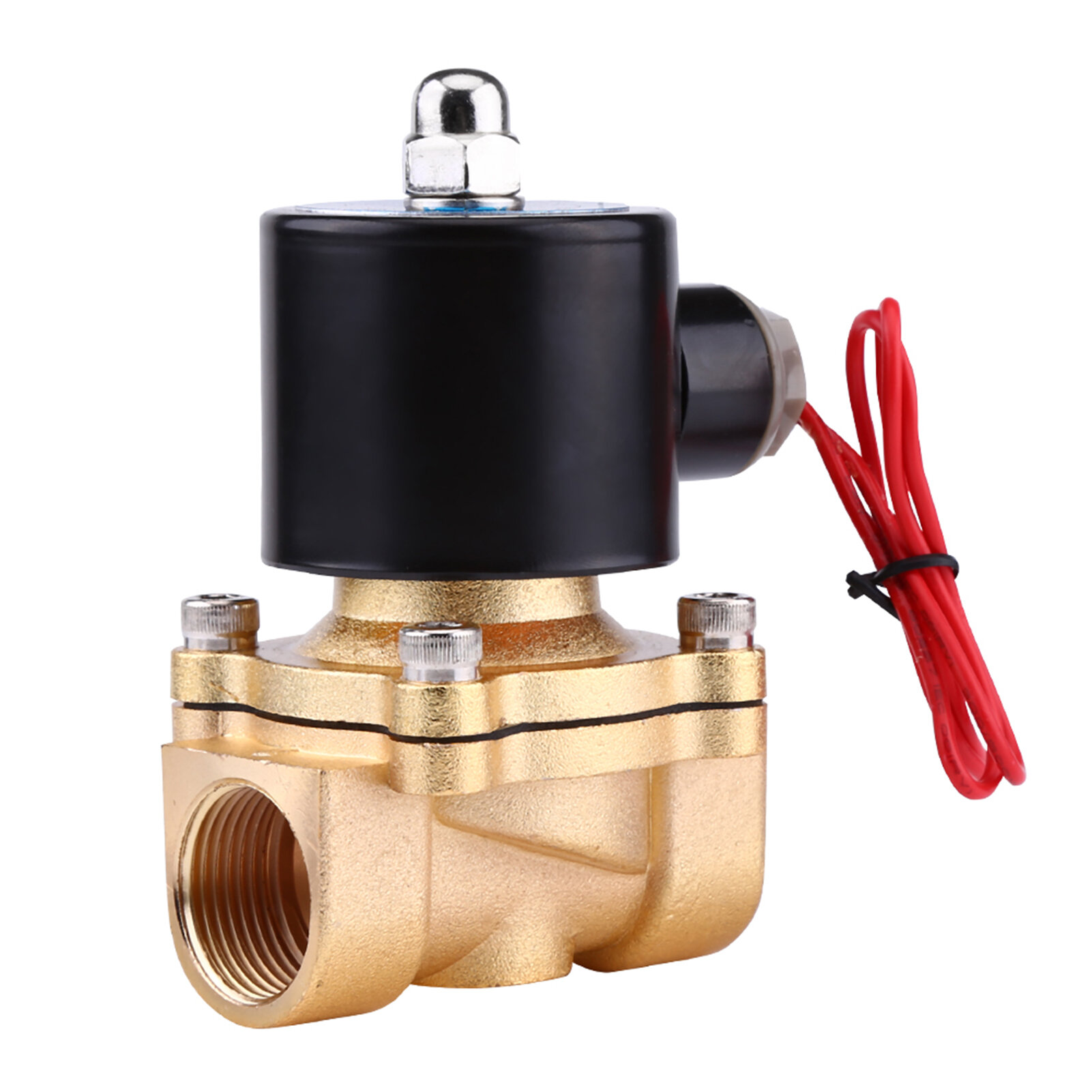 AC 220V 3/4 "NC Электрический соленоидный клапан цинк сплав сплав для водного масла.