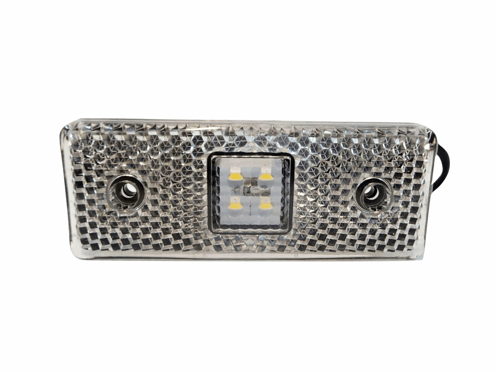 Фонарь габаритный светодиодный белый (аналог mercedes) техавтосвет 90.3731-01