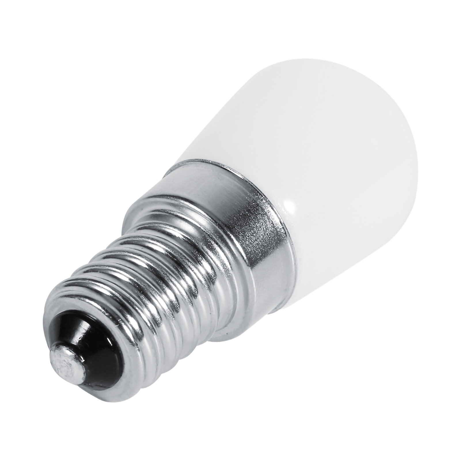 Лампа LED для холодильника и морозильника E14 1.5W SMD 2835 Mini, 110V Теплый белый, 4 штуки светодиодов, 75-85 Лм, 360 градусов, не регулируемая яркость, 15000 ч, эквивалент 25W-30W, размер φ22x51mm