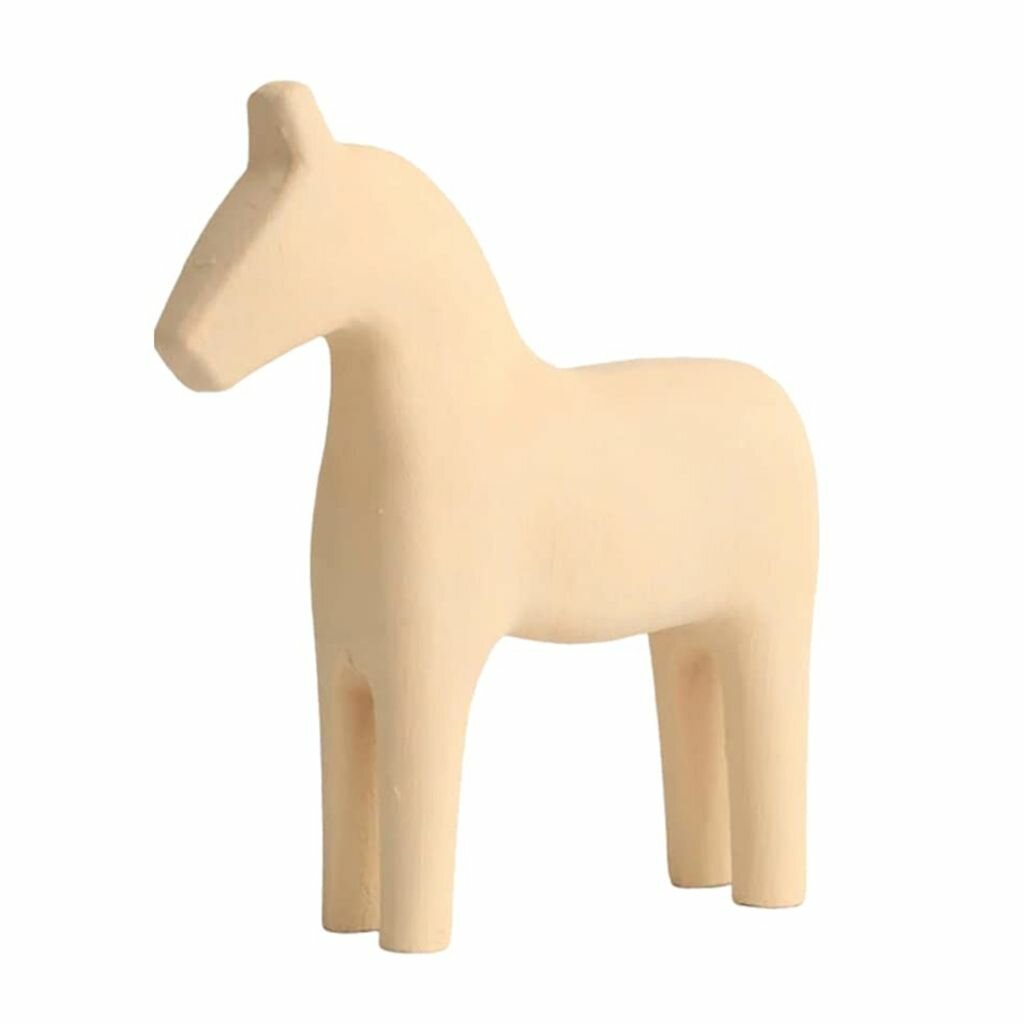 Простое и креативное украшение Dala trojan horse-Бежевая труба