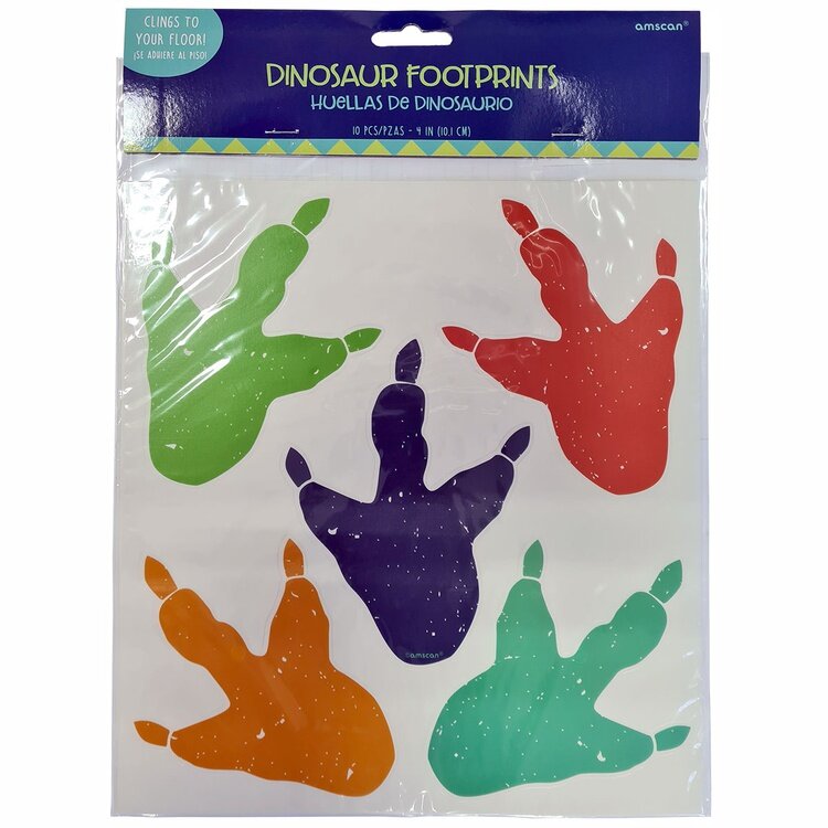 Интерьерная наклейка КНР Следы динозавра, виниловая, самоклеящаяся