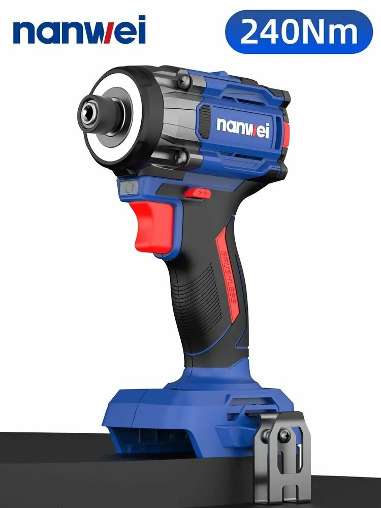 Электрический шуруповерт NANWEI 60/120/180/240 Нм 4-я передача, 1/4 дюйма,3200 об/мин