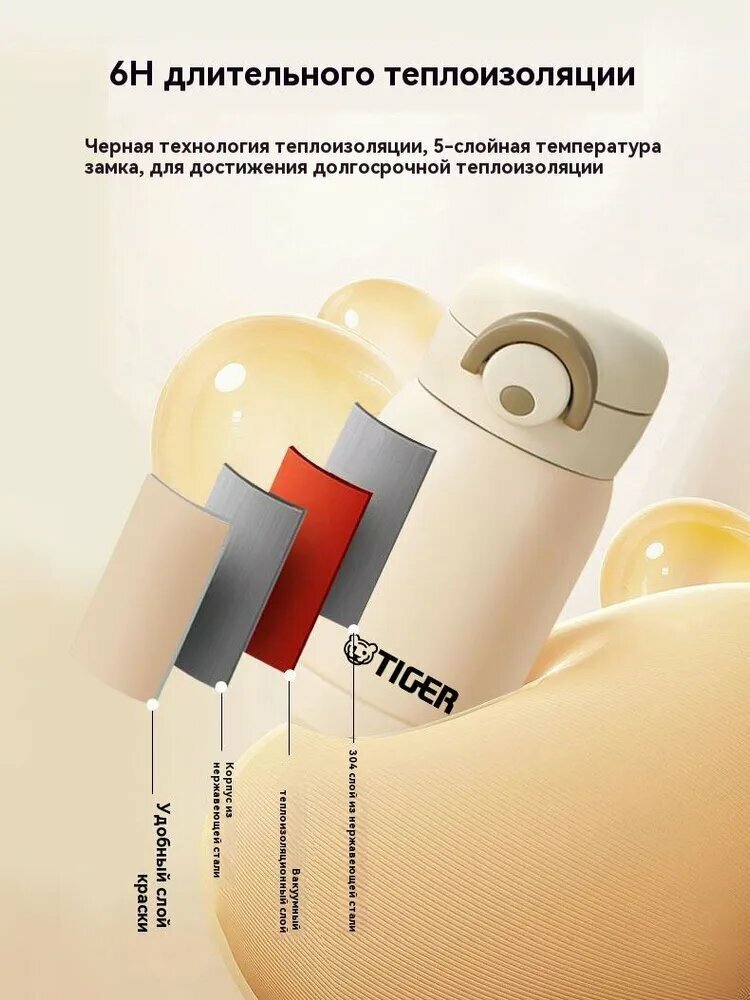 Tiger Термокружка, 0.32 л — фото 1