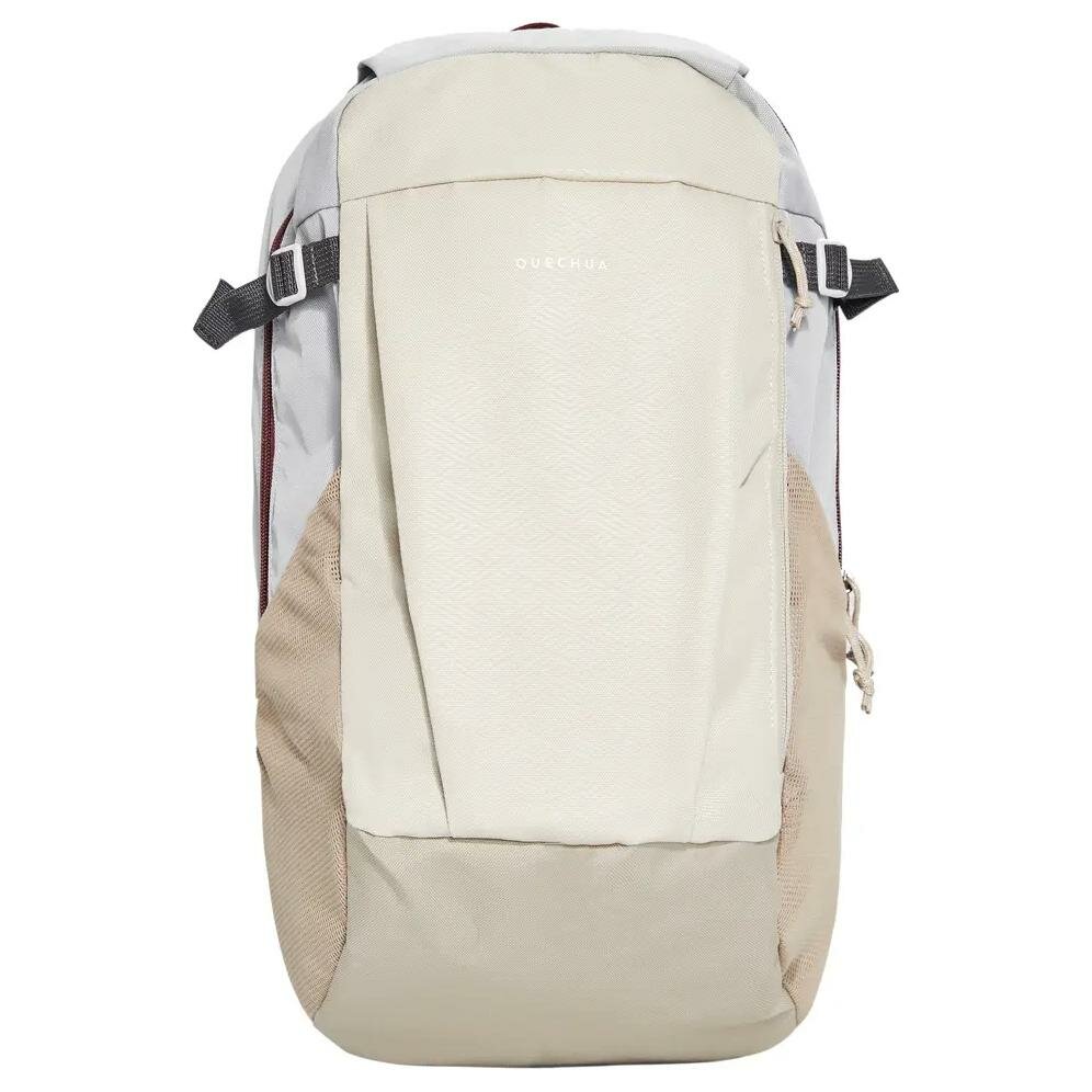 Рюкзак унисекс DECATHLON 20L из полиэстера, светло белый лайм серый