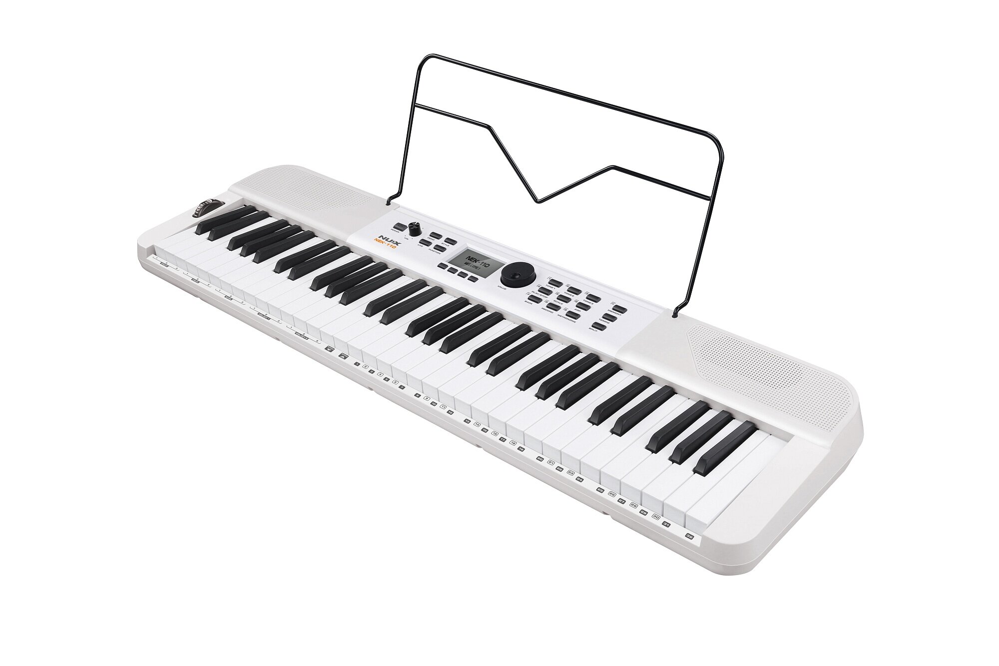 NEK-110-WH Синтезатор, 61 клавиша, автоаккомпанемент, белый, Nux