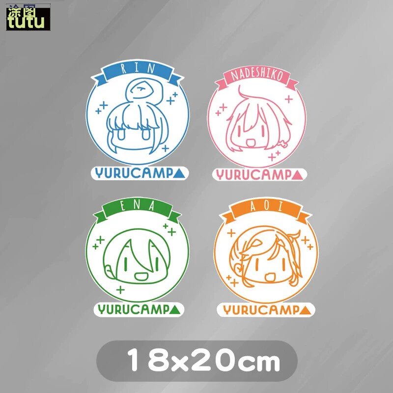 Светоотражающая наклейка на автомобиль в японском стиле с изображением двухмерной танцующей туту-девушки, узор для