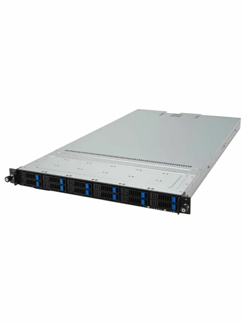 Серверная платформа ASUS RS501A-E12-RS12U 1U SP5, 24*DDR5, 12*2.5” HS NVMe/SATA/SAS, 2*1G, 2*1200W, 2*USB 3.2, VGA