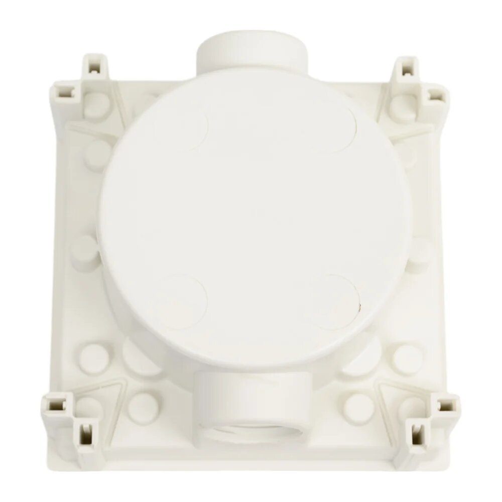 Розетка SCHUKO ABL IP41 1471460 встраиваемая скрытый монтаж, квадратная форма, серый металл с заземлением и крышкой — фото 1