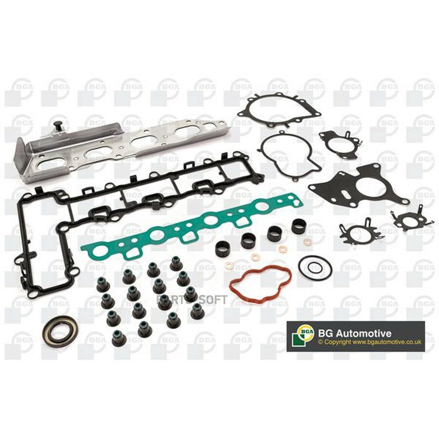 Комплект прокладок двигателя CITROEN C4, C5, JUMPER / FORD C-MAX, FOCUS, GALAXY, MONDEO / OPEL VIVARO C / PEUGEOT 308, 5008, BOXER 2.0D 09-20 [AHH, AHX, T8DA, 4WZ-FTV] от официального дистрибьютора, BGA, артикул HN9503