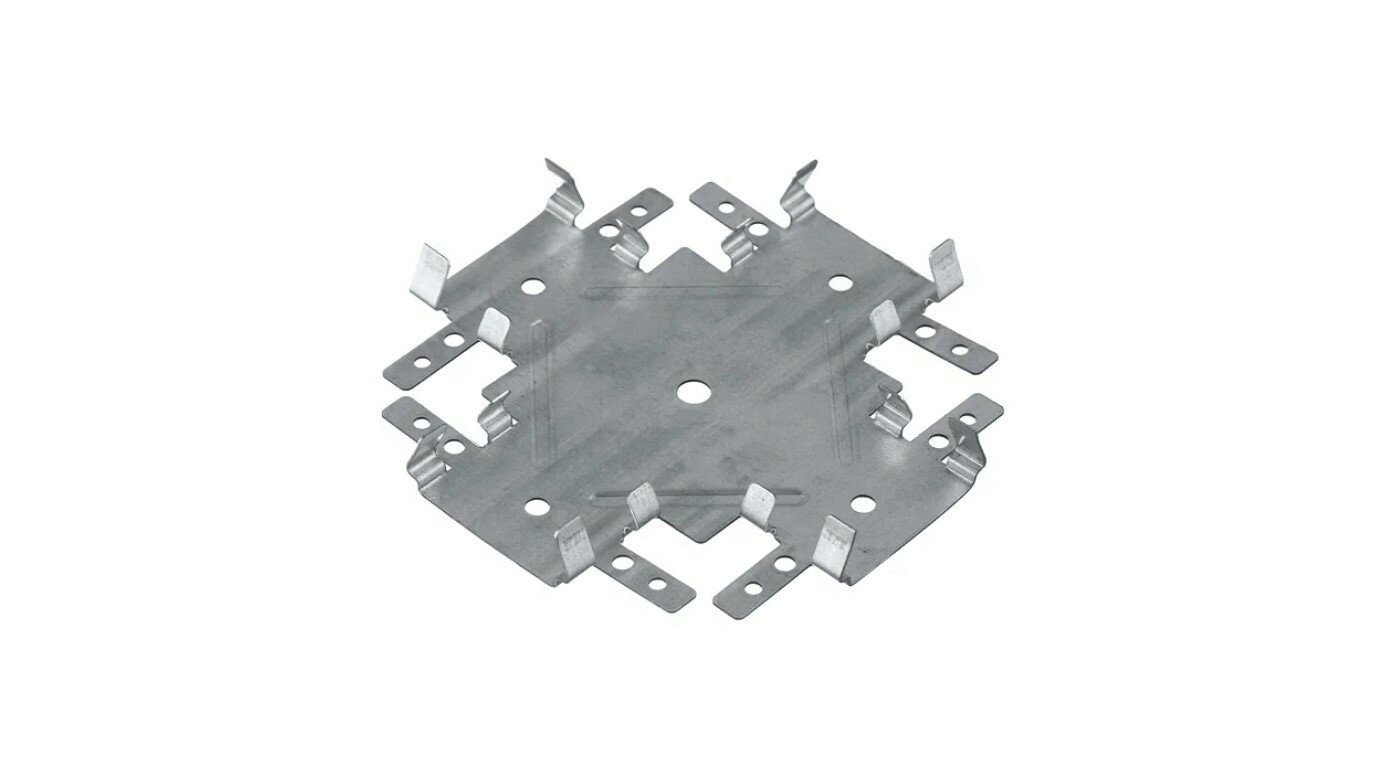 Соединитель КМ Стандарт, одноуровневый, 60x27, 0.9мм, оцинкованная сталь