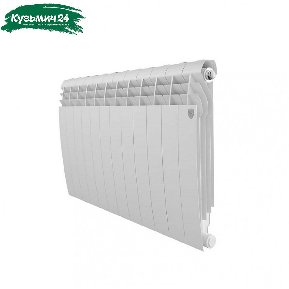 Радиатор секционный Royal Thermo Biliner 500 new HC-1176295 Bianco Traffico, биметалл, 12 секций