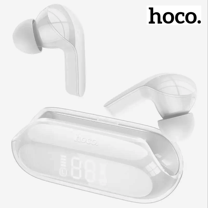 Наушники внутриканальные HOCO EW39, Bright, Bluetooth, цвет: белый