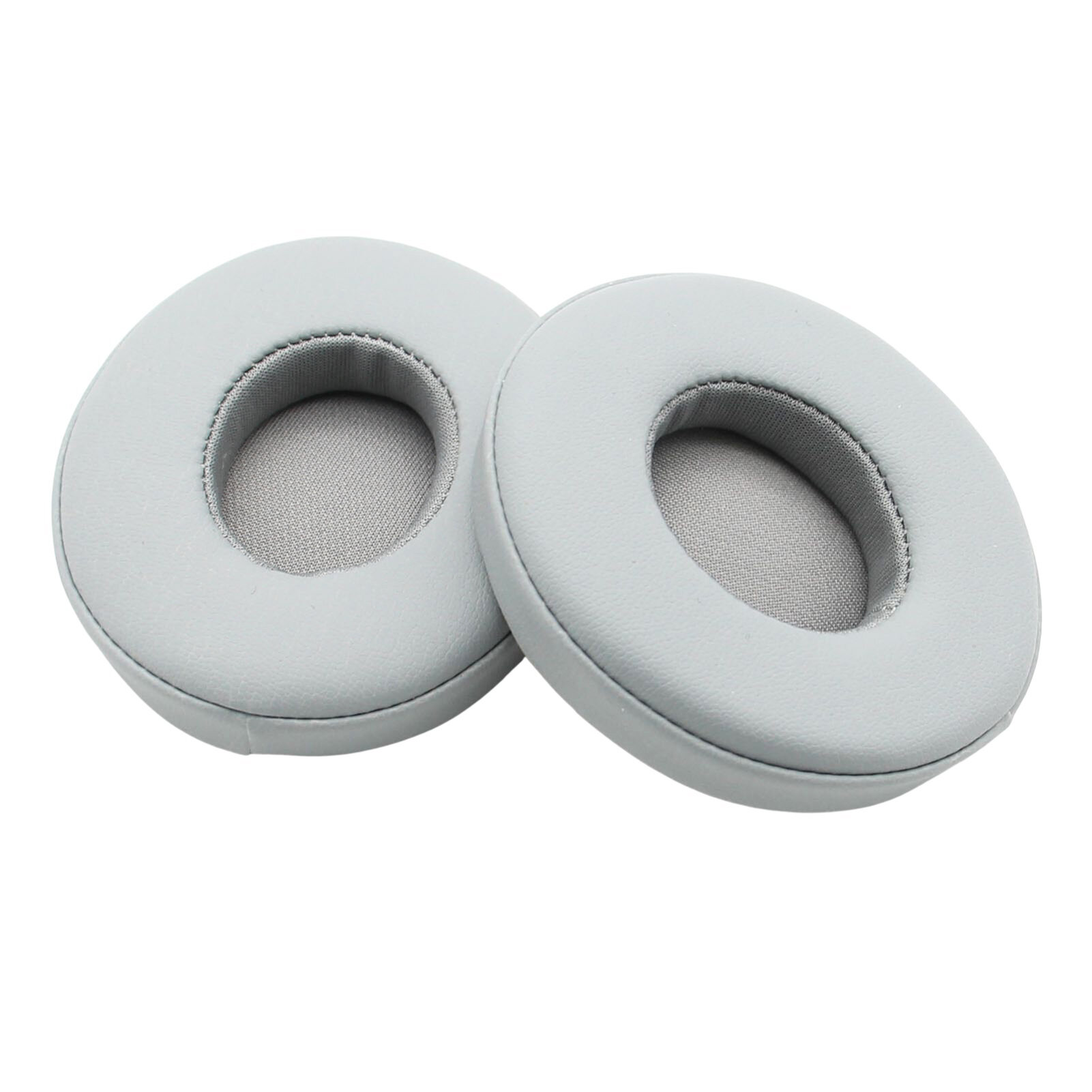 Замена накладок на наушники Protective Cover Protein Memory Foam Ear Cushions для Beats Solo 2/3 Серый, 1 пара накладок, 2 стикера, белый/черный/серый/синий/красный, кожа Protein, пенопласт Memory Foam