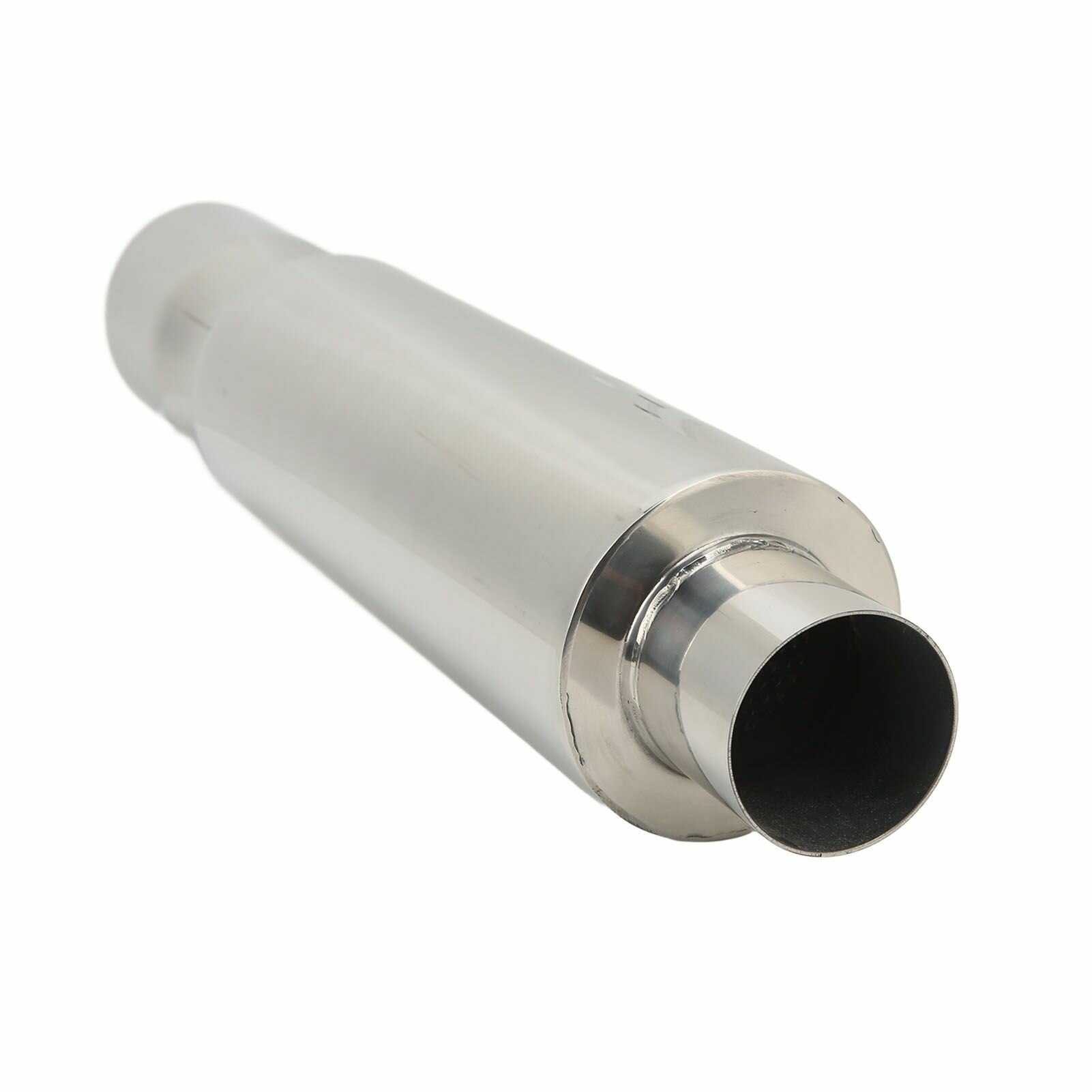 Задний глушитель с двойной стенкой из нержавеющей стали, 63 мм вход и 89 мм выход, универсальная автомобильная запчасть