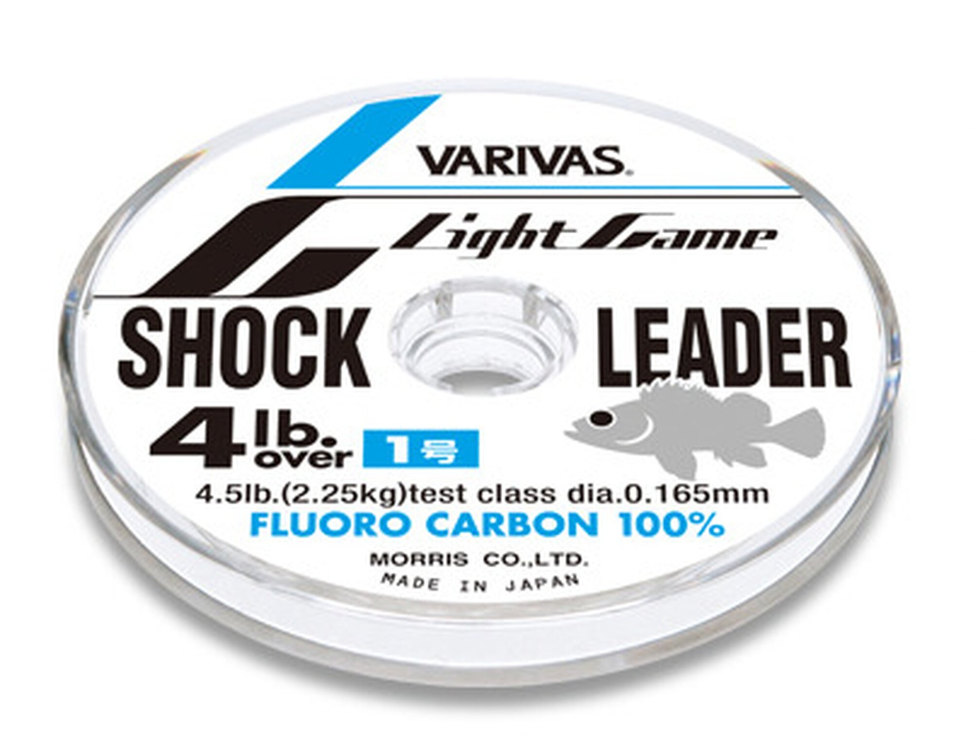 Шок лидер флюорокарбоновый Varivas Light Game Shock Leader, #0.8, 30 м