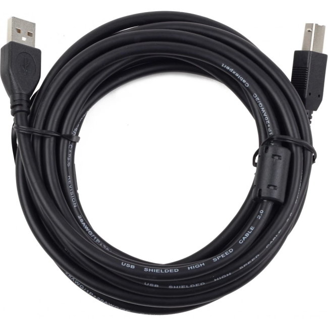 Gembird/Cablexpert CCF2-USB2-AMBM-15 USB 2.0 Pro Кабель , AM/BM, 4.5м, экран,2феррит. кольца, черный, пакет