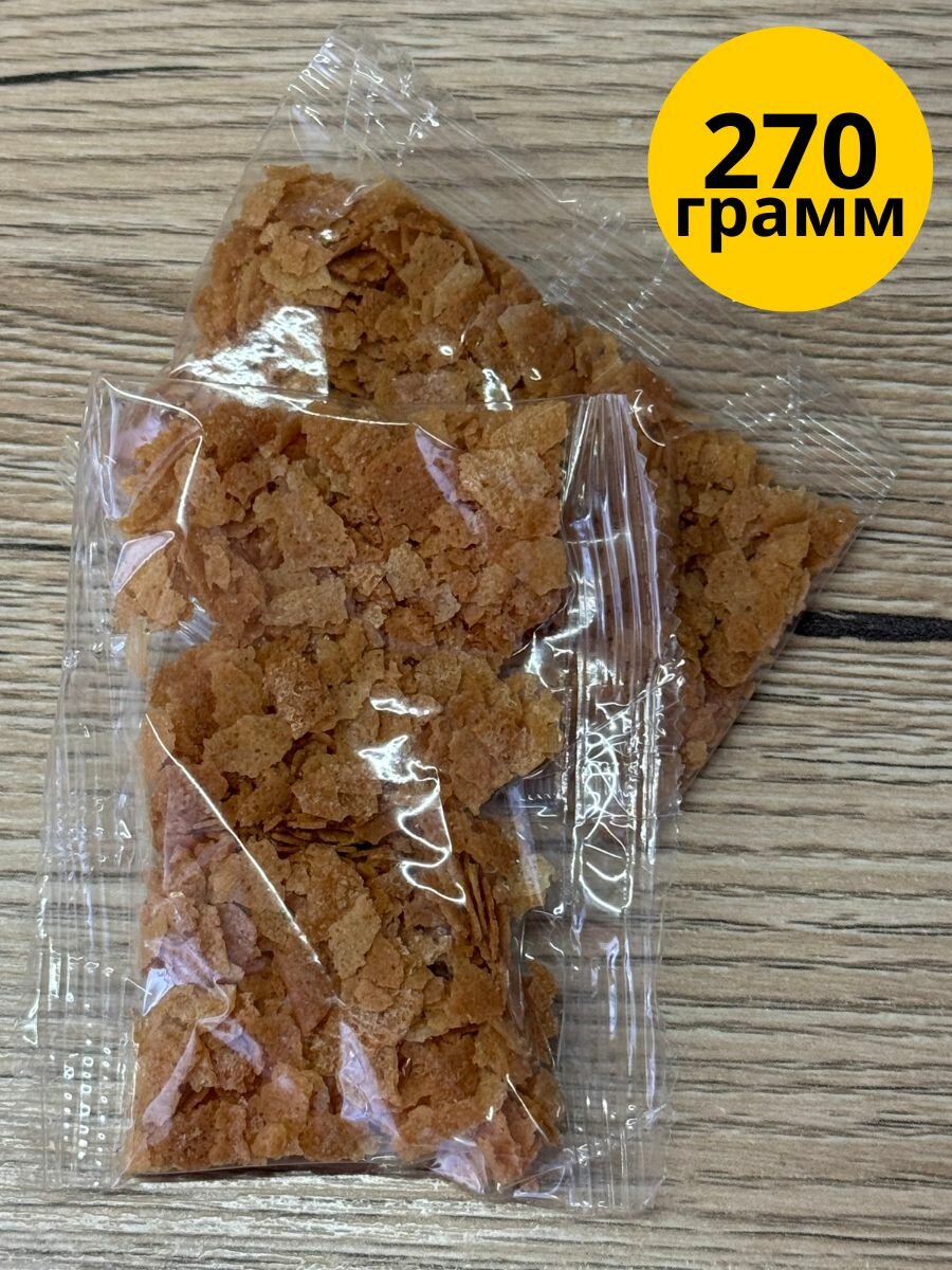 Кондитерская сахарная посыпка вафельная крошка Бельгия / Украшение для торта и выпечки 270 грамм