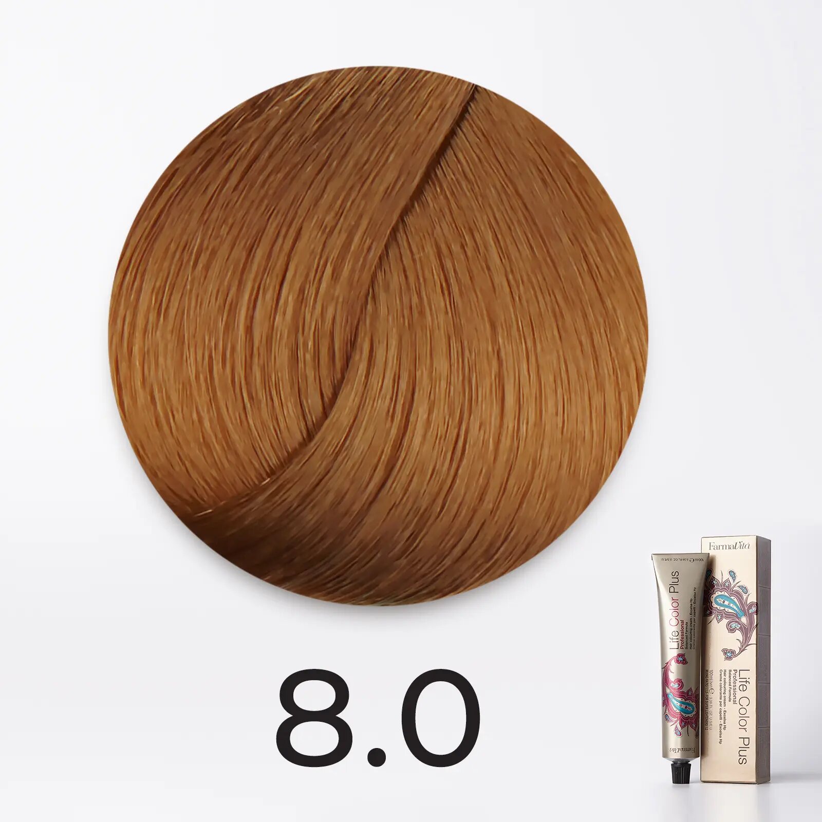 FarmaVita Краситель для волос Life Color Plus 8.0 Светлый блондин, 100 мл
